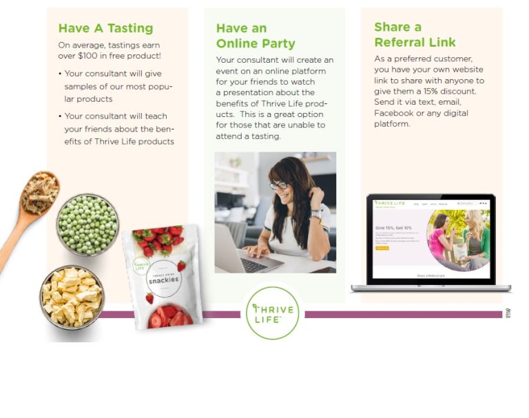 Thrive Life Refer a Friend | Best Thrive Freeze Dried Food