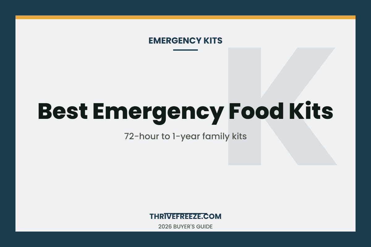 Best Emergency Food Kits for Families 2026: 72-Hour to 1-Year Supply ...